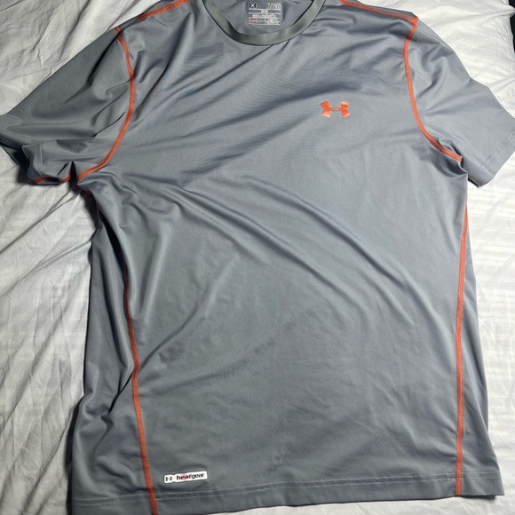 Under Armour | Shirts | Under Armour Mens Gray Performance Shirt Heat ...